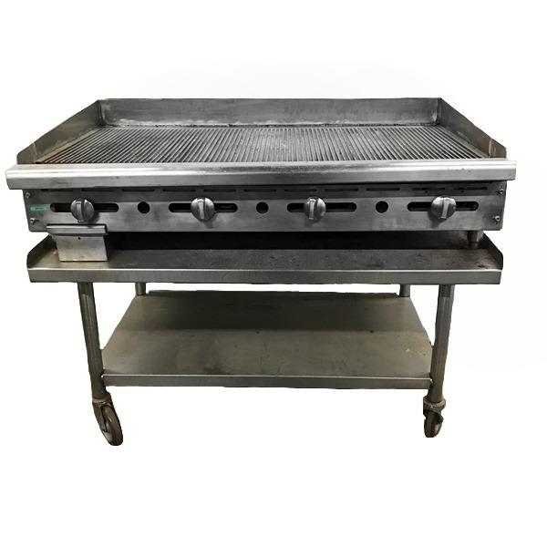 Propane Grooved Griddle 4'