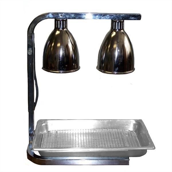 Heat Lamp (Double Bulb, 2 Shades, Tabletop)