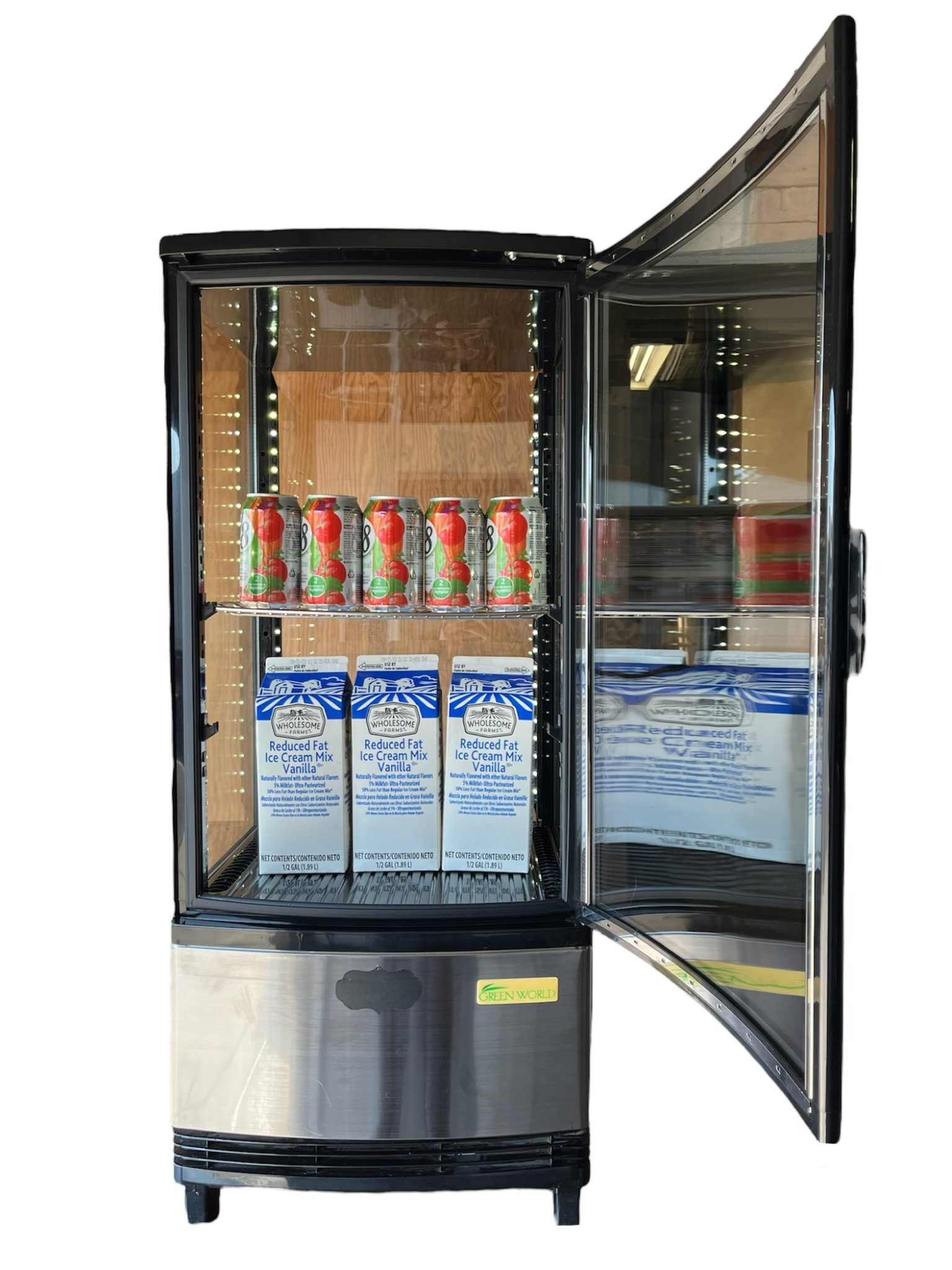 Refrigerator, Tabletop Glass Display